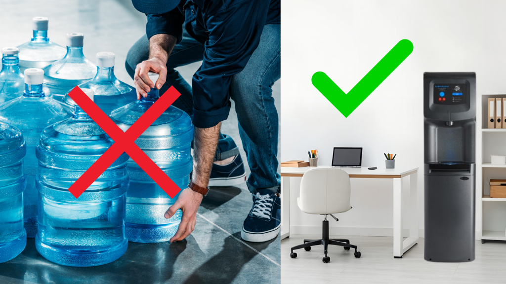 How Bottleless Water Coolers Reduce Office Clutter